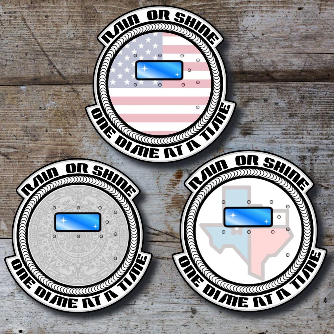 Rain or Shine- One Dime at a Time Welding Sticker - Etsy