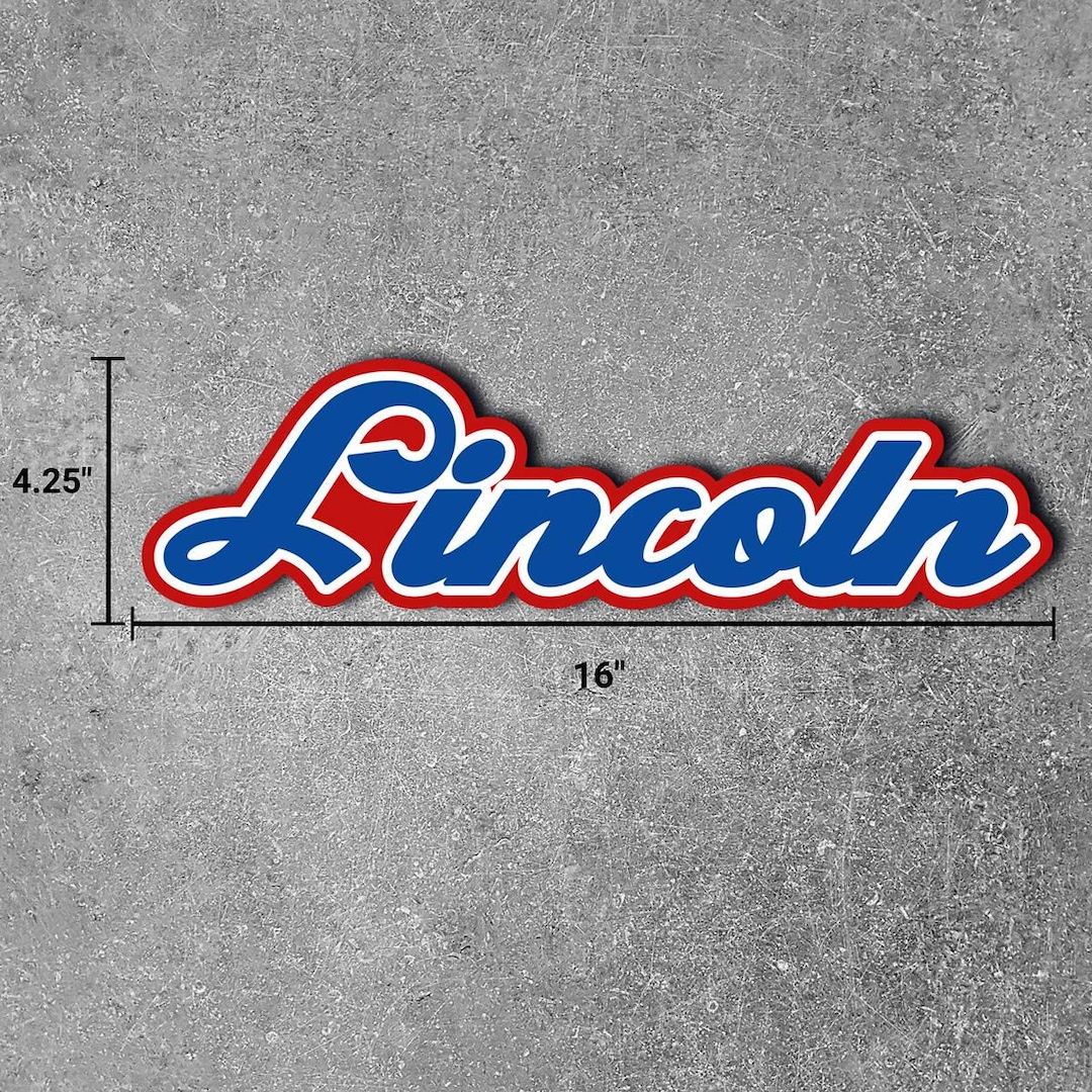 Lincoln Decal/sticker - Etsy