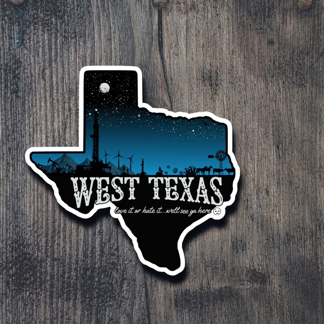 West Texas Love Sticker - Etsy