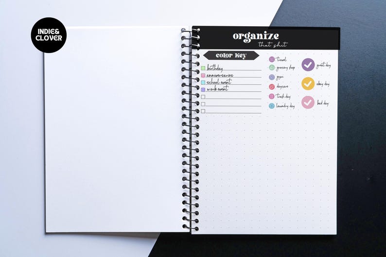 Chaos WEEKLY Undated Planner Mom Planner Weekly Planner Wire Bound ...