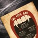 Vampire Cocktail Menu Template: Spooky Halloween Bar Sign (canva Pro ...