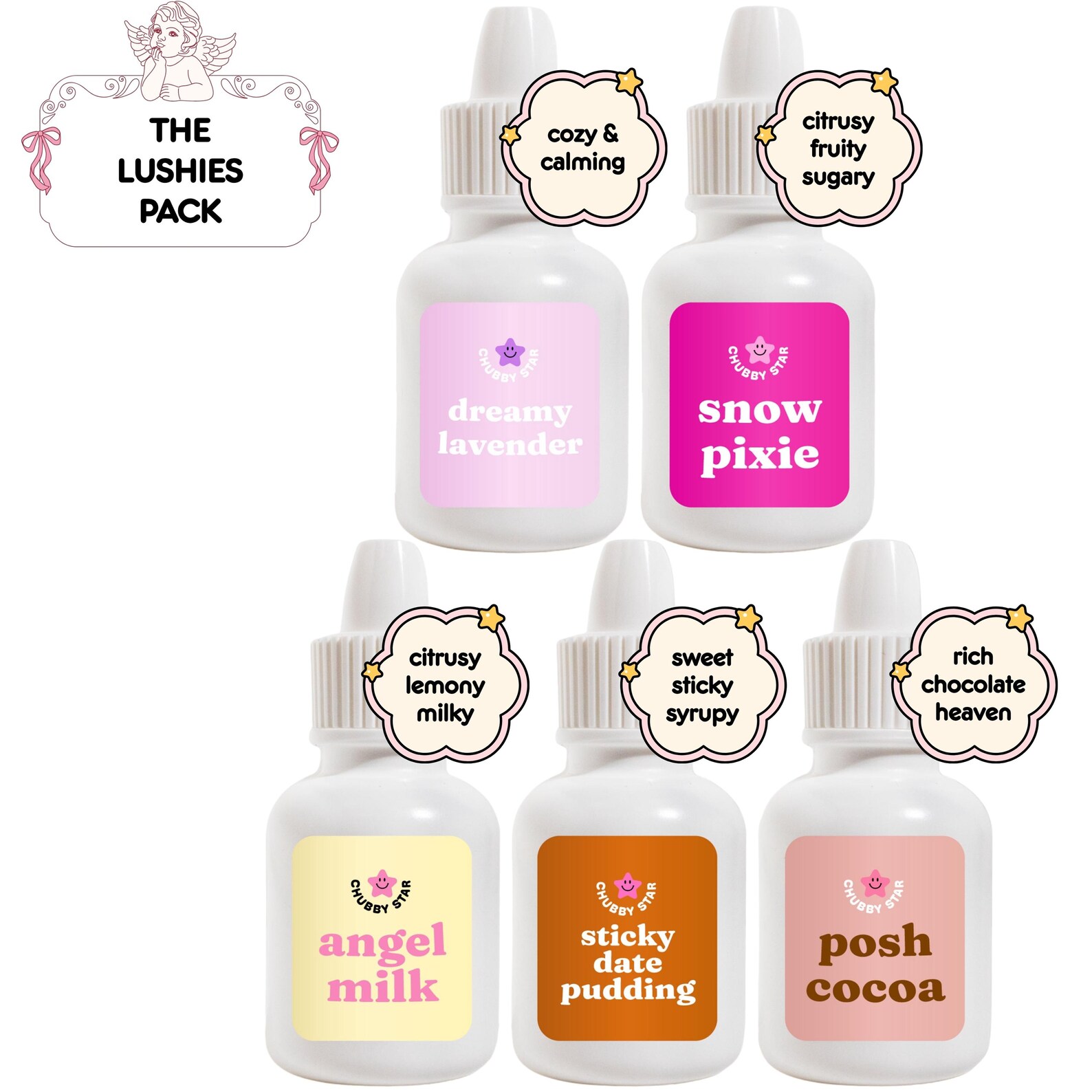 Body Oil Sample Set - 5 Scented Body Oil Minis Trial Pack, Dry Oil All ...