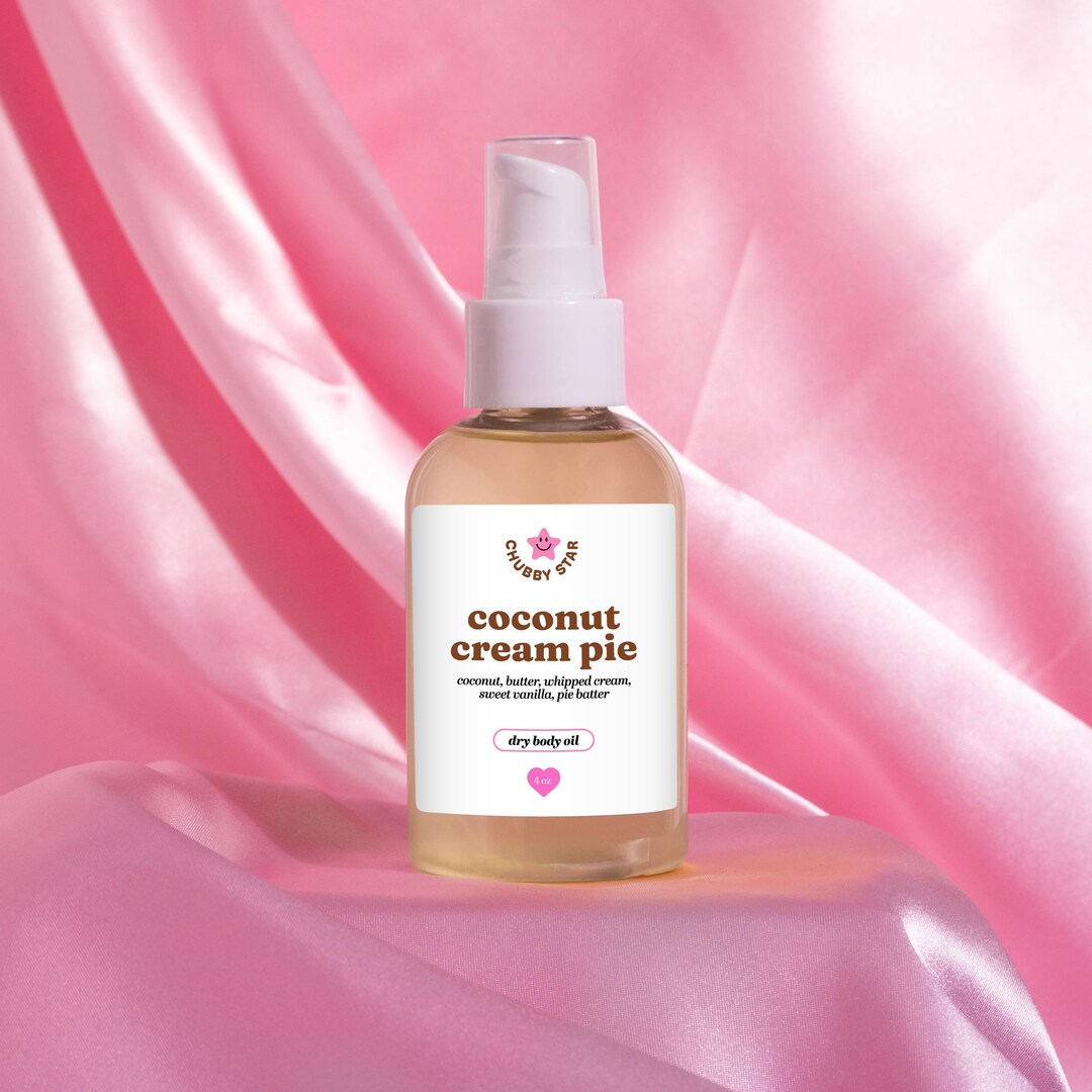 Coconut Cream Pie Body Oil | Coconut Scented Body Oil for Moisturized ...
