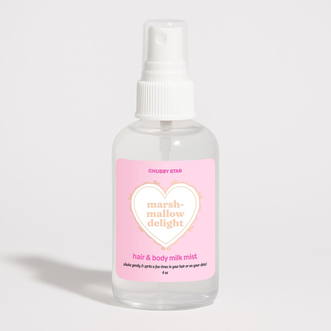 Marshallow Delight Scented Body Milk Mist, Milky Hair Body Mist for ...