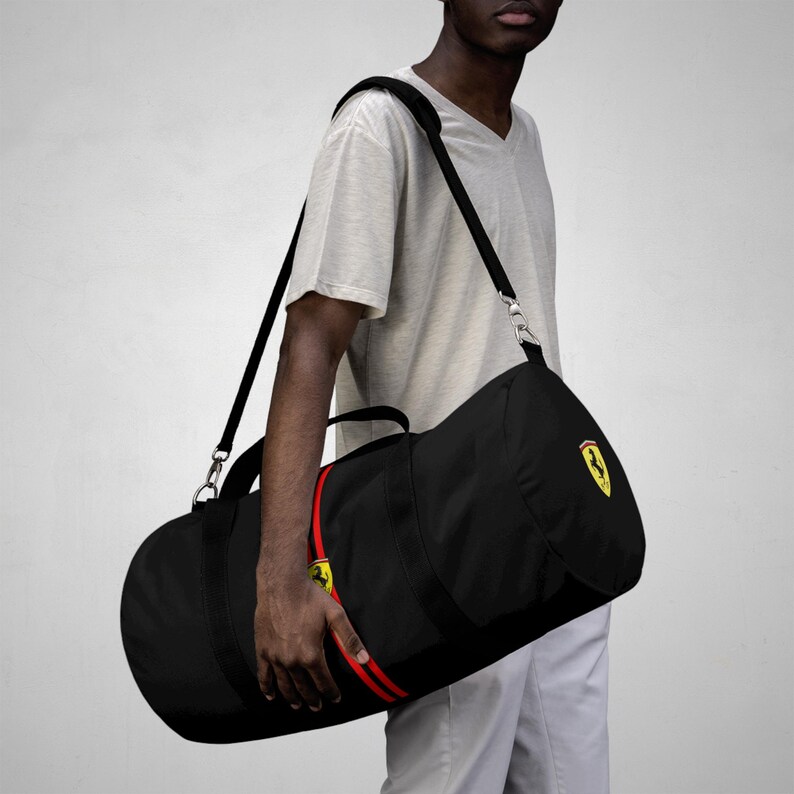 Ferrari-inspired Duffel Bag Sleek Design for Motorsport Enthusiasts - Etsy