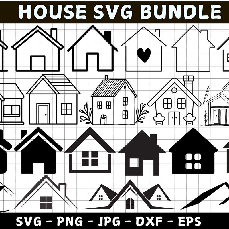 House Svg - Etsy
