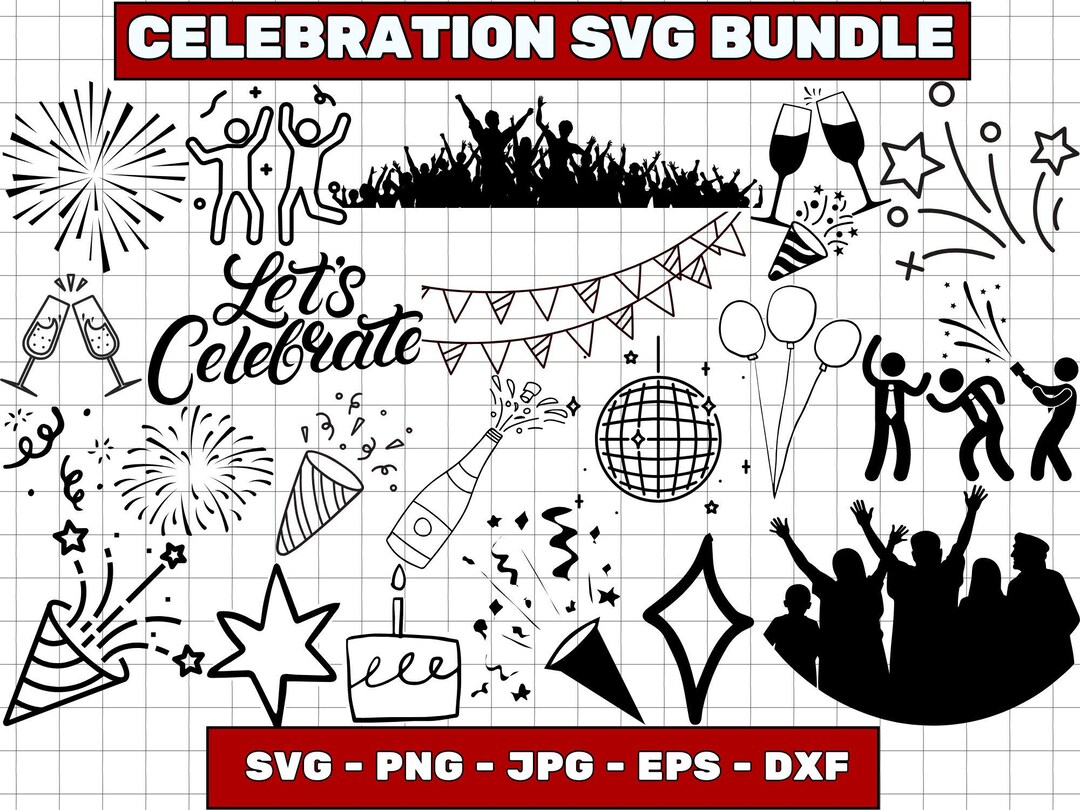 Celebration Svg,birthday Decoration Svg,decoration Svg,party Decoration ...