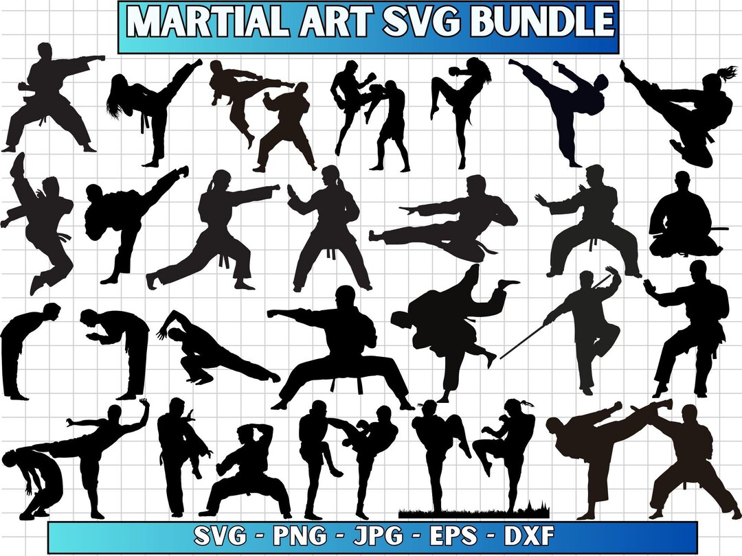Kick Boxing Svg,mixed Martial Arts Cut File,mma Fighter Svg,self ...