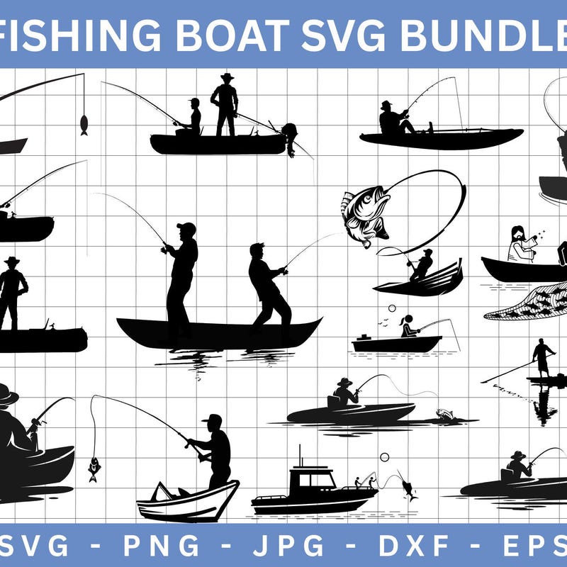 Dog With Fisherman Svg - Etsy UK