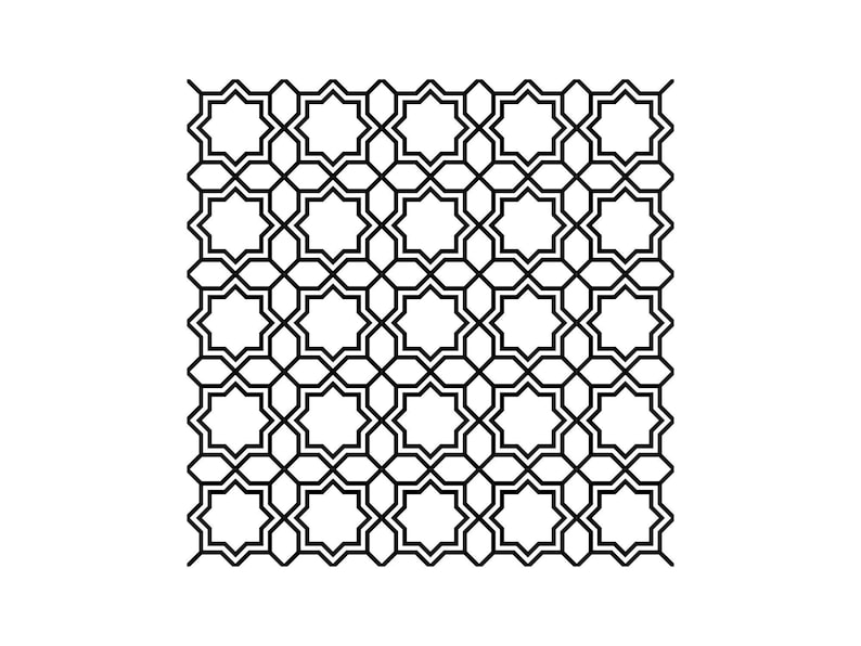 Geometric Patterns SVG Bundle, Seamless Vector Designs (digital ...