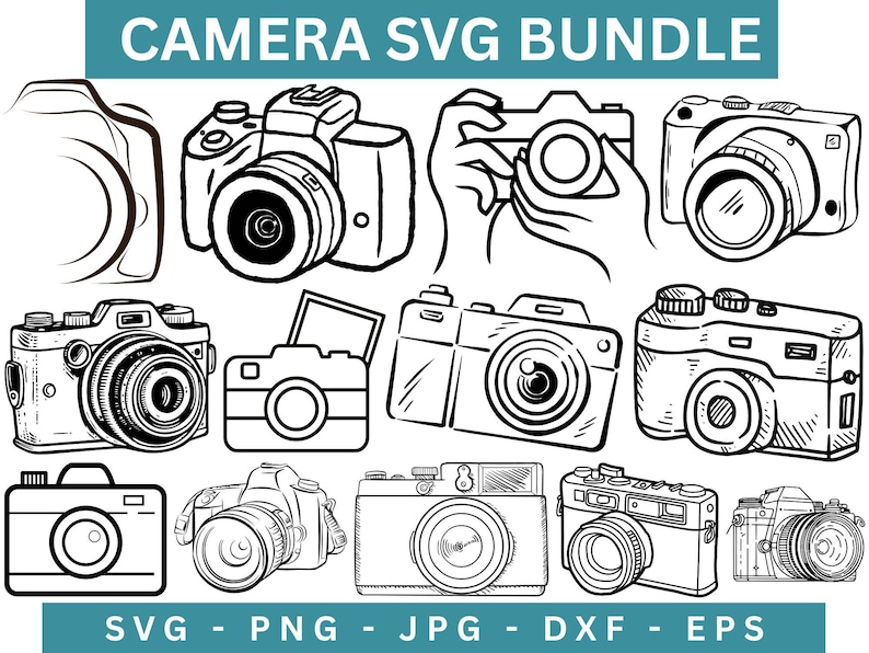 Camera SVG Bundle,camera Cricut,camera PNG Bundle,camera Clipart,camera ...