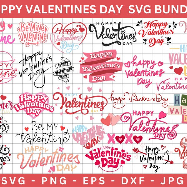 Valentines Day Svg - Etsy