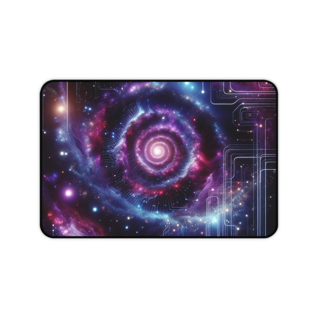 Galaxy Code Desk Mat, Cosmic Coding Mouse Pad, Programmer Gift, Space ...
