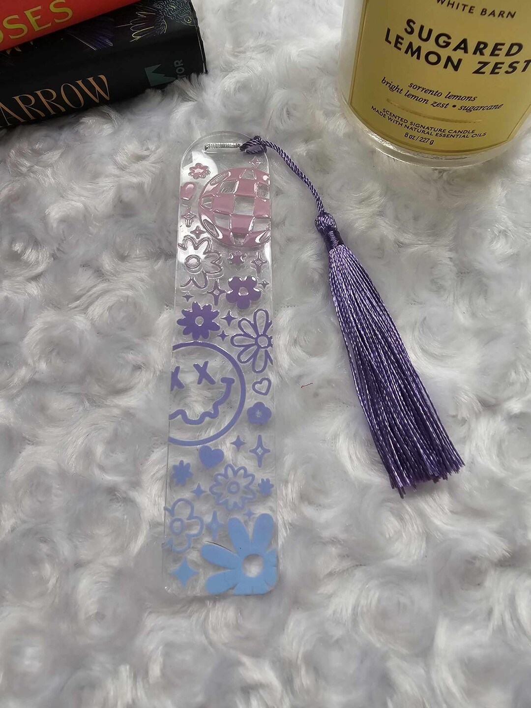 Y2K Acrylic Bookmark - Etsy