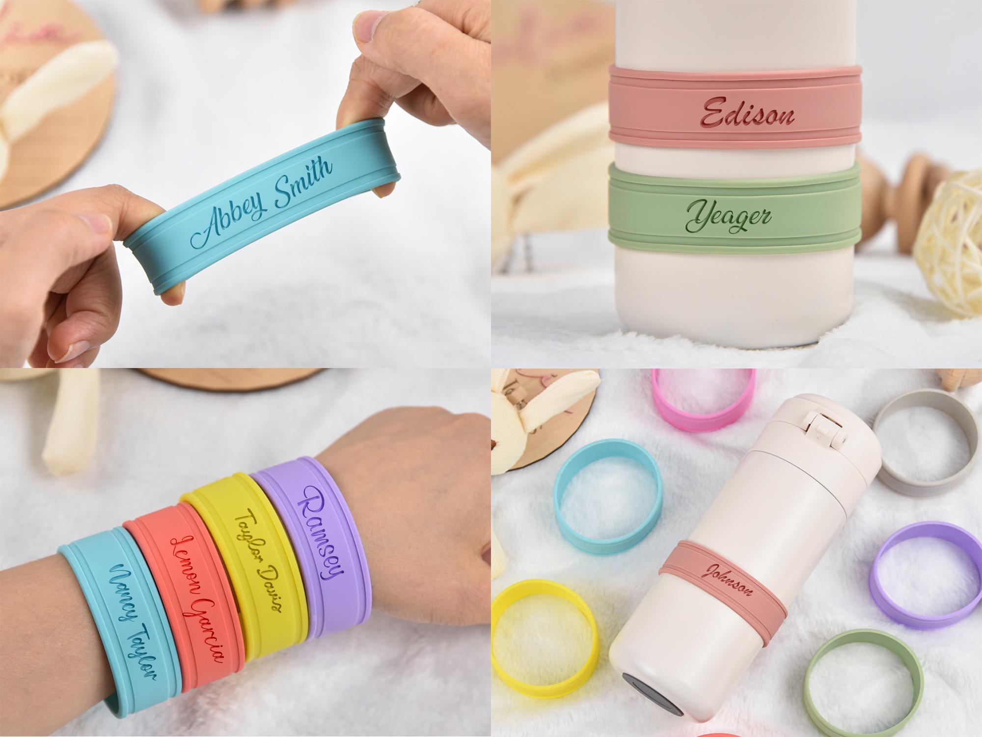 Engraved Silicone Bottle Label for Baby,personalized Baby Shower Gift ...