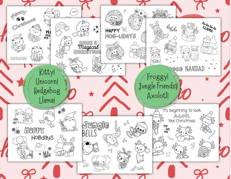 Christmas Character Coloring Pages, Kids Coloring, Christmas Coloring ...