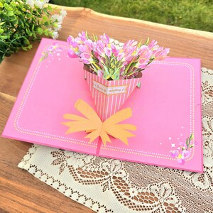 3D Sunflower Pop-up Thank You Card With Envelope - Etsy