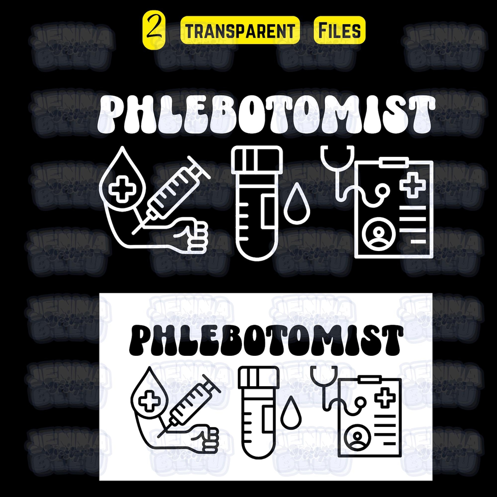 Phlebotomist PNG Clipart | Medical Lab Art (digital Download) - Etsy