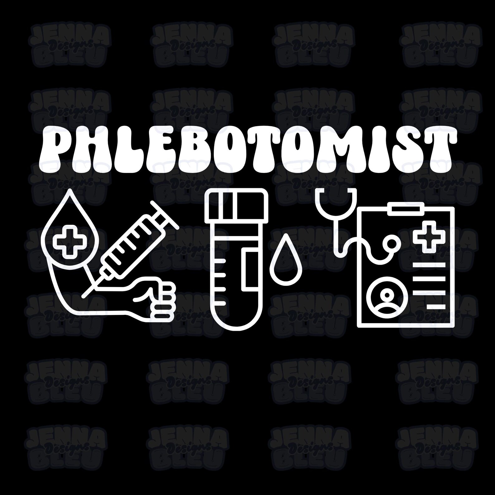 Phlebotomist PNG Clipart | Medical Lab Art (digital Download) - Etsy