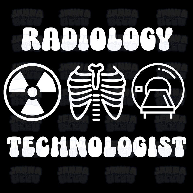Rad Tech Skeleton Outline PNG | Radiology Technologist Clipart (digital ...