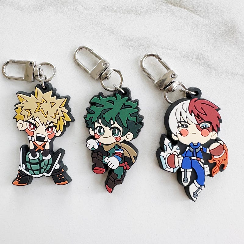 My Hero Academia Keychain - Etsy