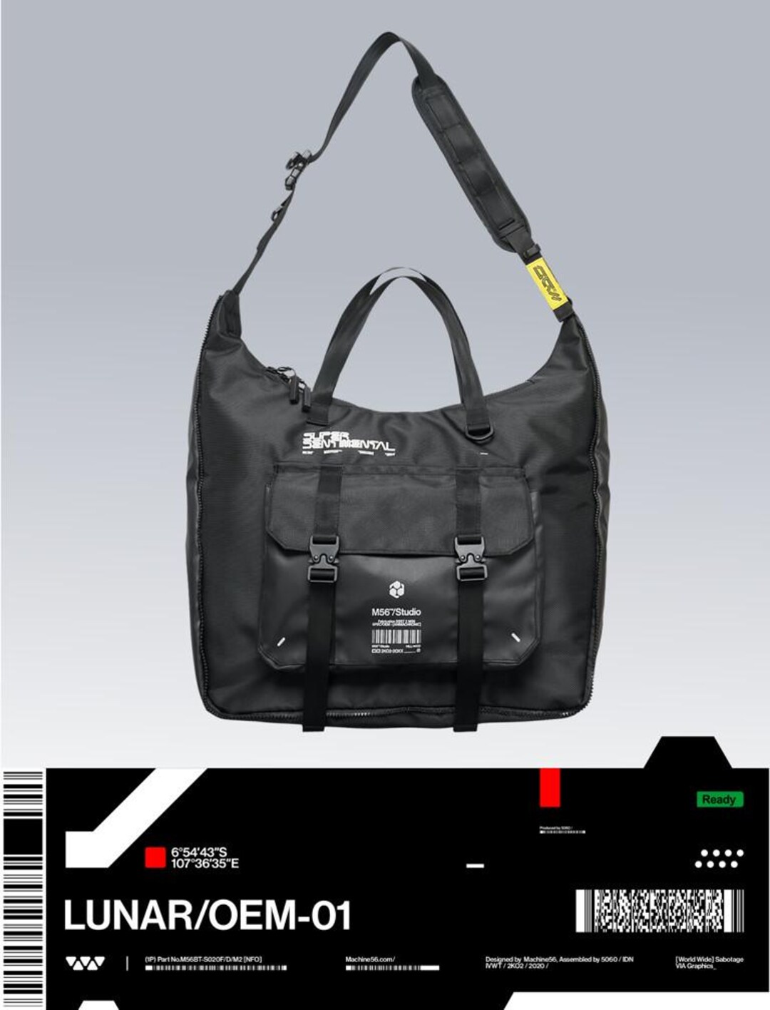 M56 Sling Bag Messenger, Techwear Bag, Cyberpunk - Etsy