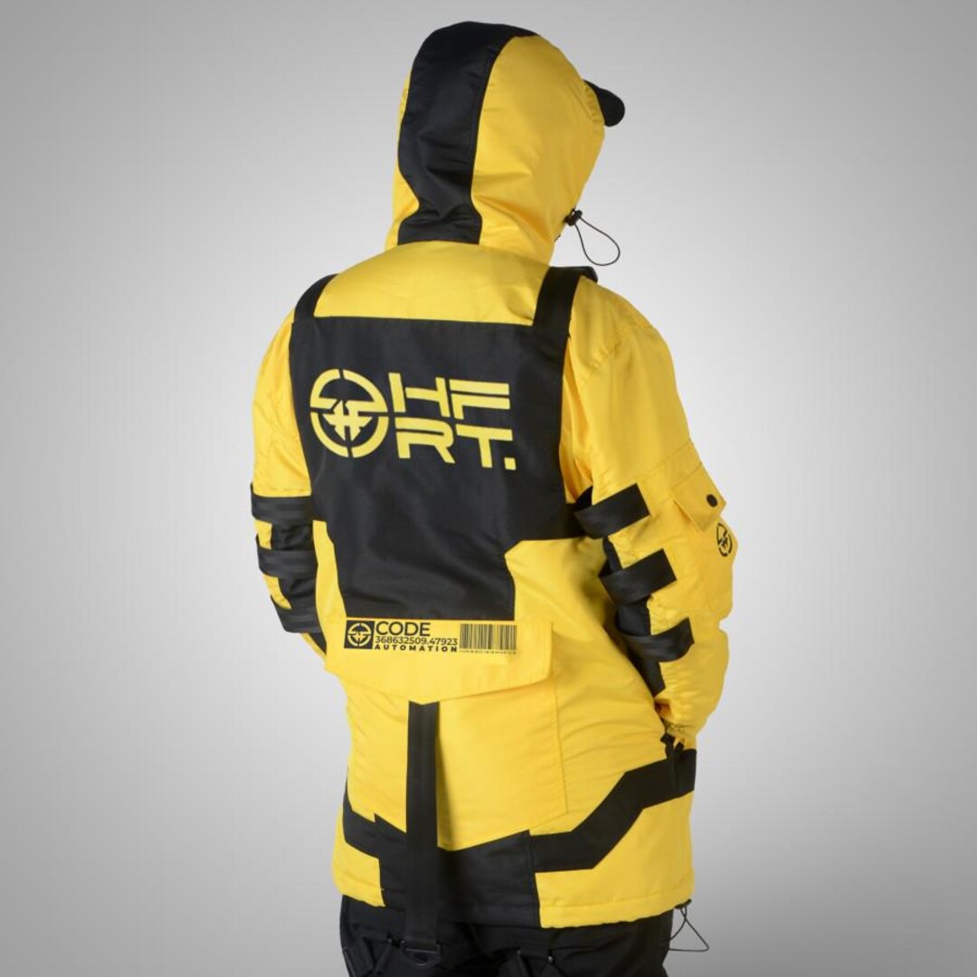 Techwear Cyberpunk Jacket: Tactical Streetwear Parka - Etsy