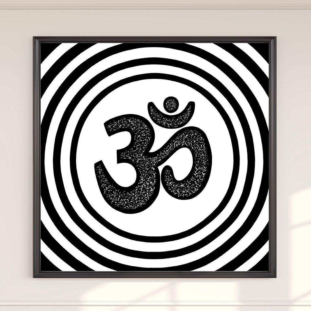 OM the Energy of Universe OM Digital Art Print Hinduism Art Print - Etsy