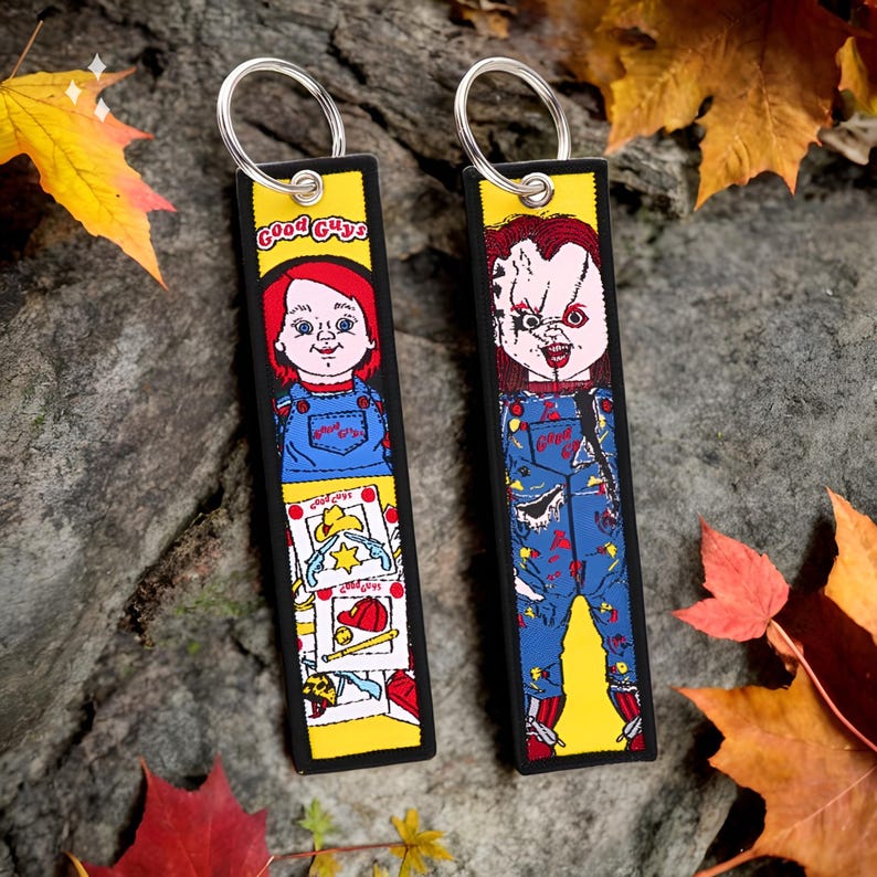 Horror Movie Icons Embroidered Keychain Set – Classic Slasher Films - Etsy
