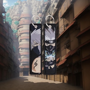 Fan-made Naruto Embroidered Keychain Set – Minato, Jiraiya, Nine-tailed ...