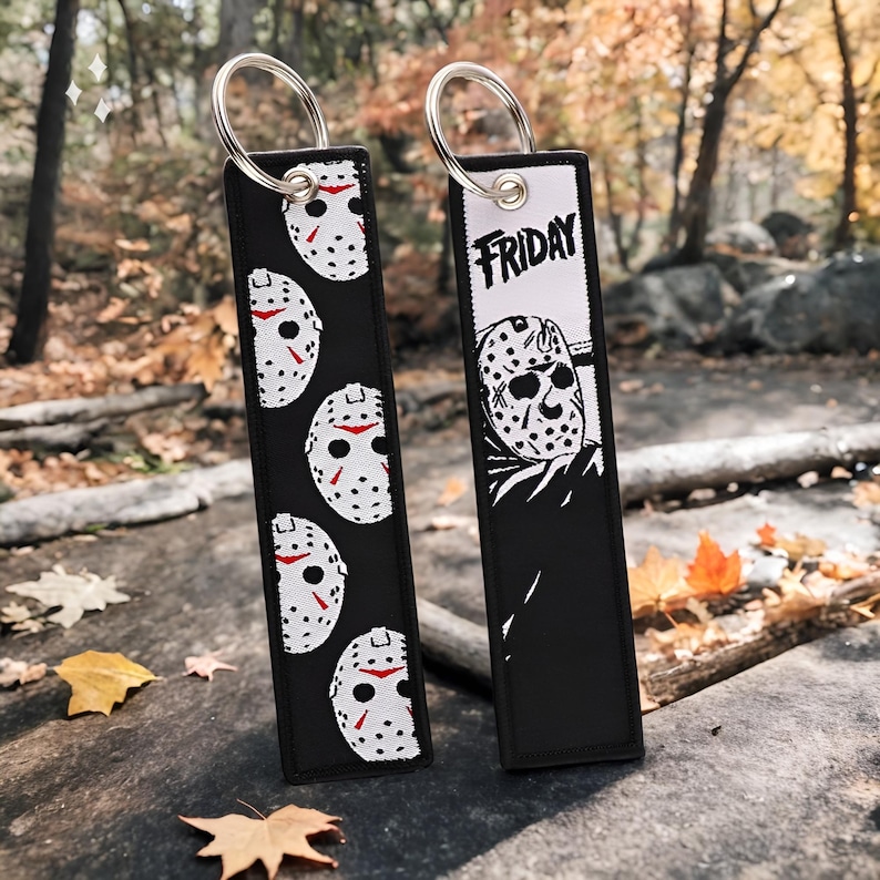 Horror Movie Icons Embroidered Keychain Set – Classic Slasher Films - Etsy
