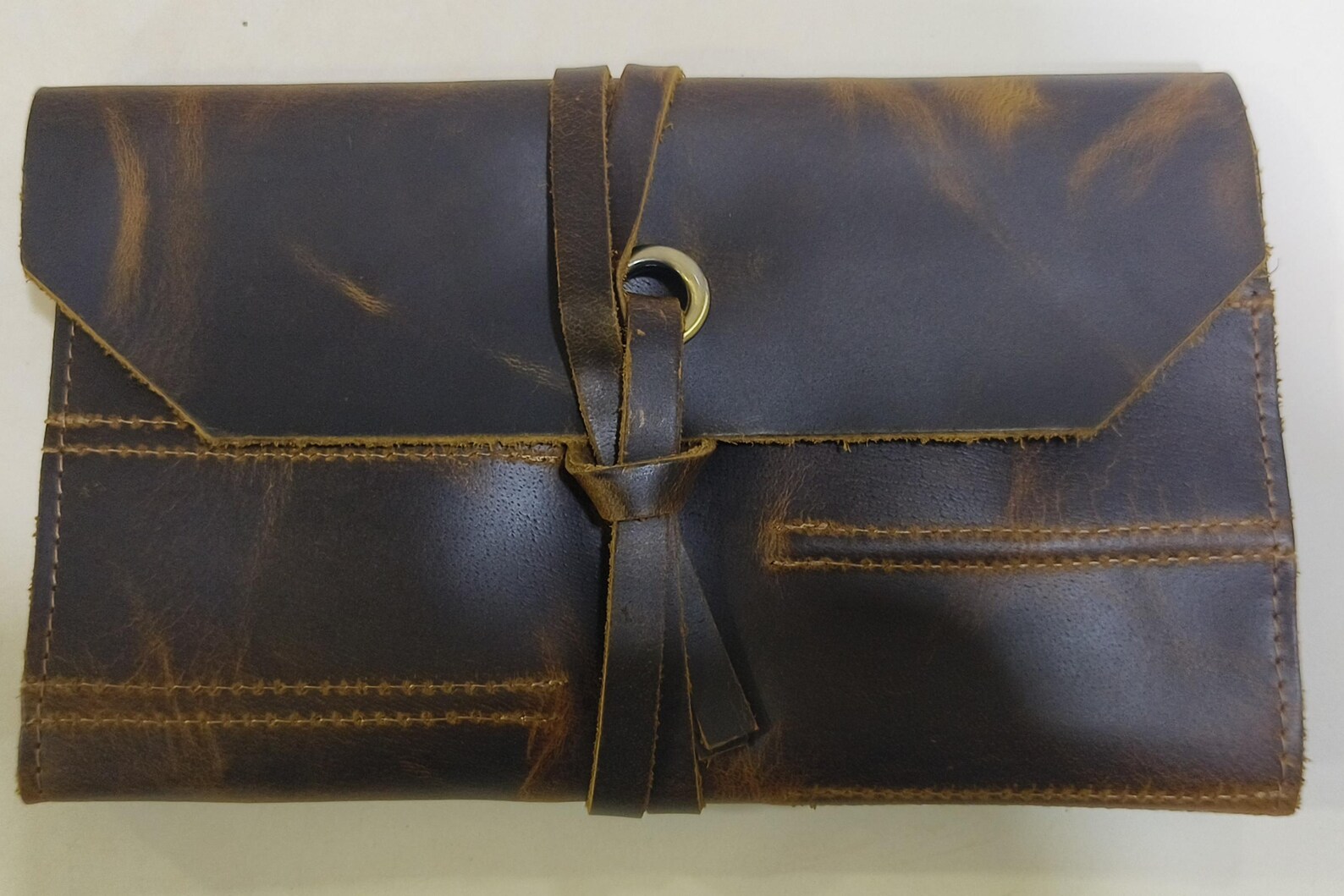 Leather Tool Roll Wood Carving Tools Pouch for Chisel Roll Brown Wrench ...
