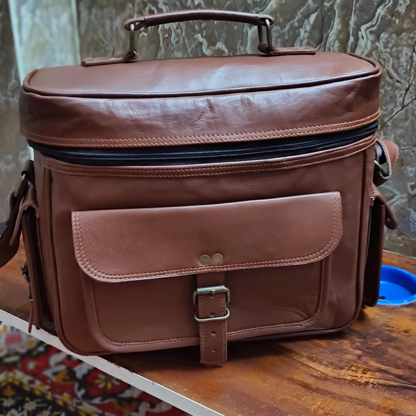 Personalized Leather Camera Bag, Camera Satchel Bag, Vintage Shoulder ...