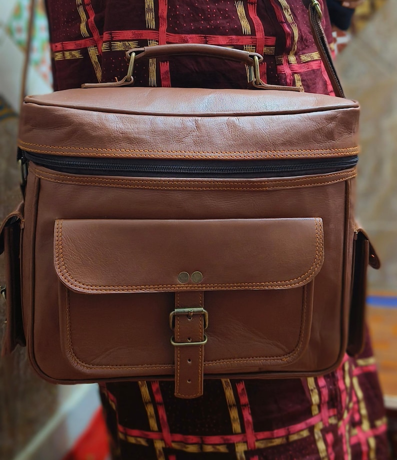 Personalized Leather Camera Bag, Camera Satchel Bag, Vintage Shoulder ...