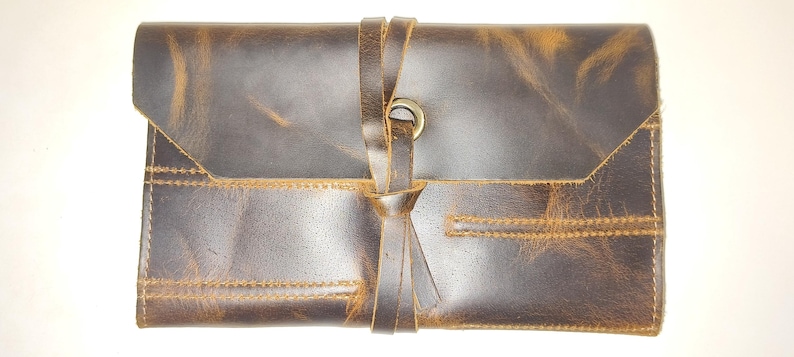 Leather Tool Roll Wood Carving Tools Pouch for Chisel Roll Brown Wrench ...