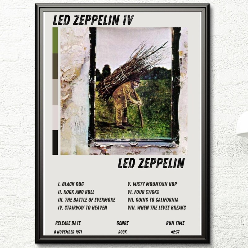 Led Zeppelin Concert Poster - Etsy