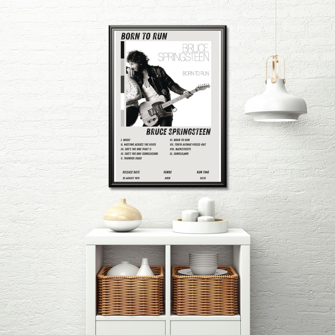 Bruce Springsteen Posters for Birthday Bruce Springsteen Album Cover ...