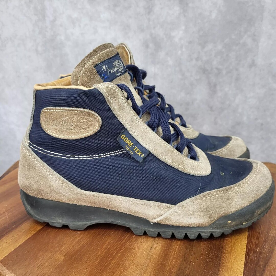 Vintage Vasque Hiking Boots Womens 8.5 Skywalk Brown Suede Trails 7534 ...