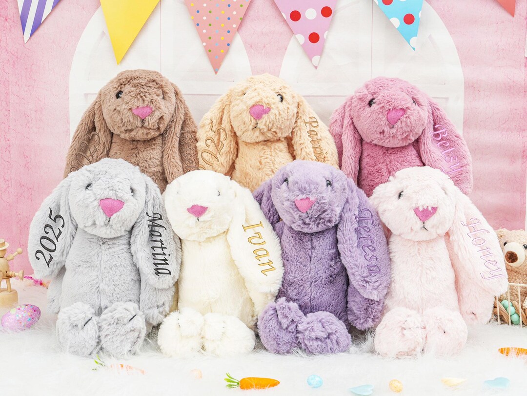 Bunny Rabbit,gift for Kids Boys Girls,custom Embroidered Easter Bunny ...