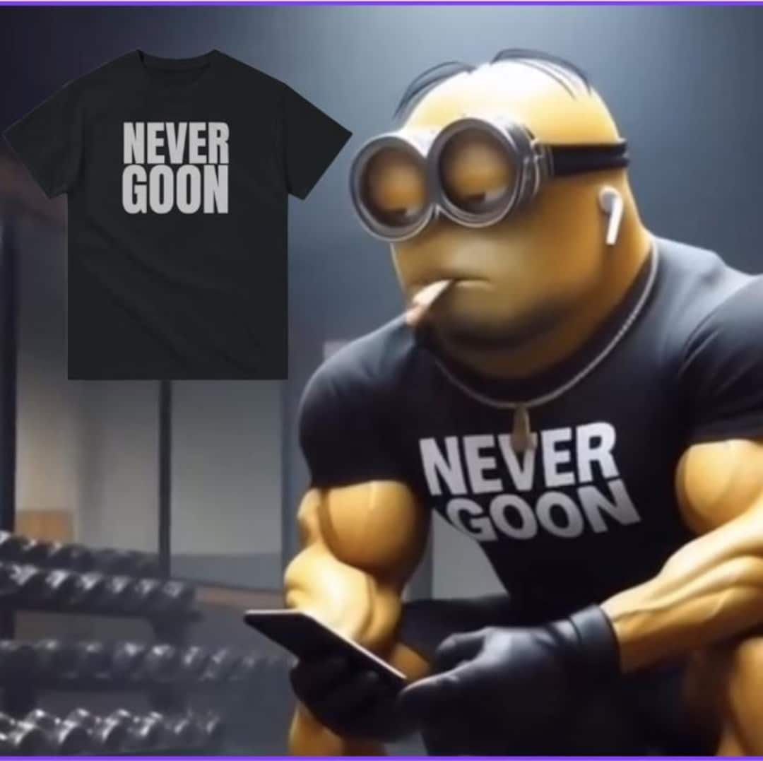 NEVER GOON Minion Tshirt, No Nut November, Minion Halloween Meme ...