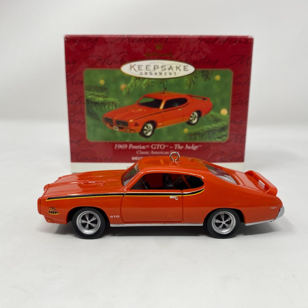 Hallmark Keepsake 1969 Pontiac GTO the Judge 2000 Christmas Ornament ...