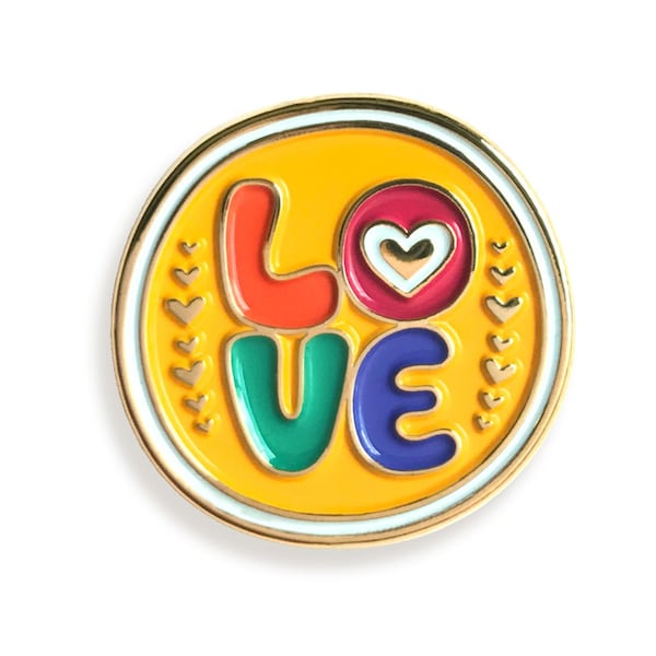 Love Lapel Pin - Etsy