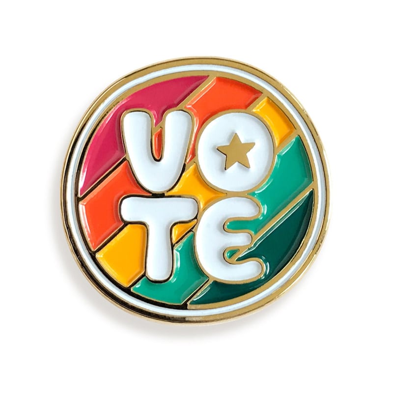 Poll Pin - Etsy