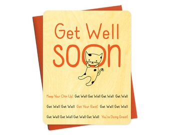 Kids get well card | Etsy