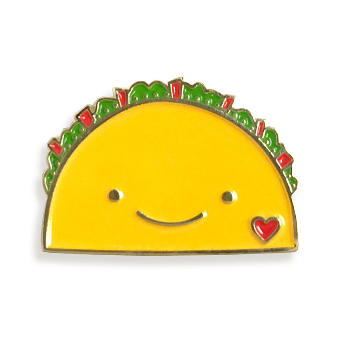 Taco Lover Pin Taco Tuesday Taco Lapel Pin Taco Enamel - Etsy