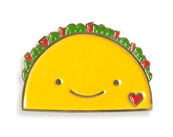 Taco Tales Gift Set Bookmark & Enamel Pin Taco Tuesday - Etsy