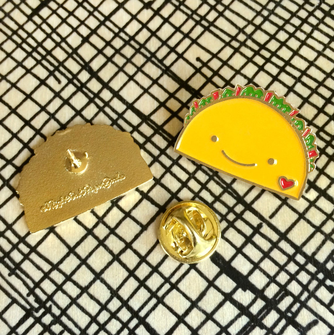 Taco Tales Gift Set Bookmark & Enamel Pin Taco Tuesday - Etsy