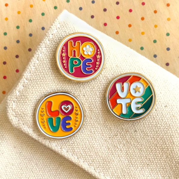 Love Lapel Pin - Etsy