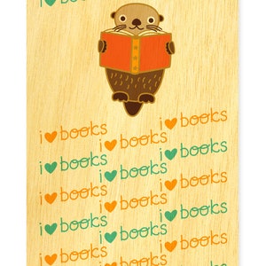 Otter Readers Bookmark Real Birch Wood Bookmark You Otter Read More ...