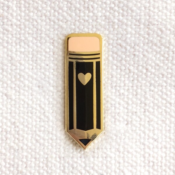 Writer Enamel Pin - Etsy